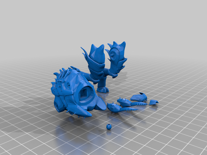 Free 3D file Pinky Demon | Doom 3・3D printing template to download・Cults