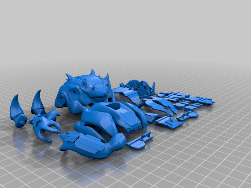 Free STL file Pain Elemental Mimic | Mini-figure 👹・3D print design to ...