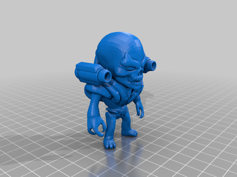 Free 3D file Revenant (Doom 3) | Mini-figure・3D print design to ...