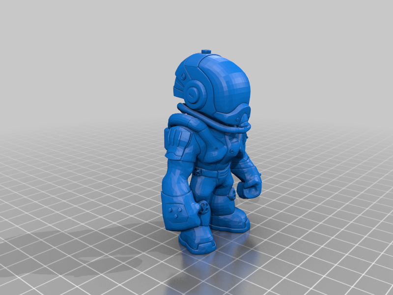 Free STL file Doom Engineer | Mini-figure 👾・3D print design to download ...
