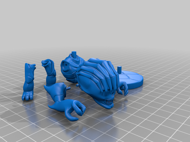 Free STL file Screecher | Collectible 🧟・Template to download and 3D ...