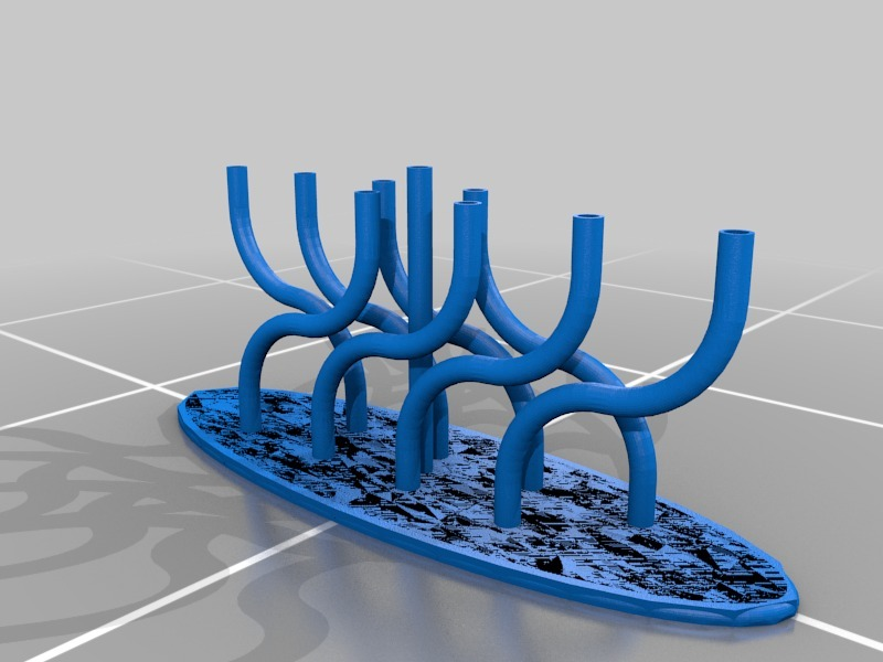 Free 3D file Modern Menorah (Hanukkah)・3D printer model to download・Cults
