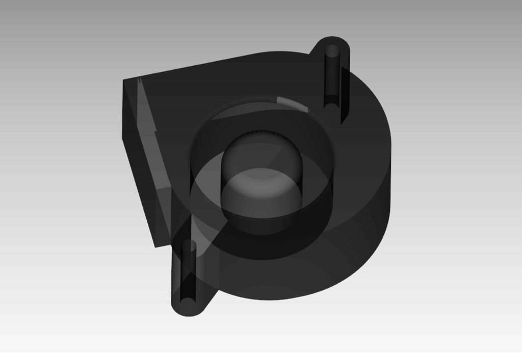 Free STL file Radial Fan 45mm x 20mm (4520) Dummy・3D printable model to ...