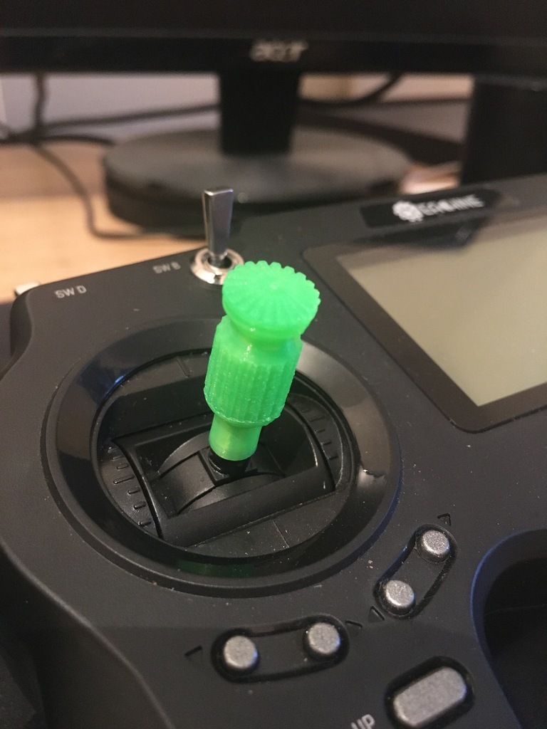 Free 3D file ER8 eachine novice 3 transmitter gimbal 🚁・Object to ...