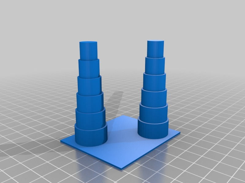 Free 3D file Stringing Test (240 - 190°C)・3D print model to download・Cults