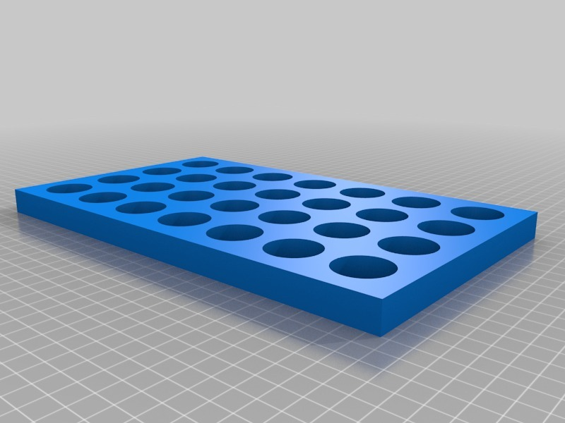 Free 3D file 7 x 4 Vial Rack・3D print design to download・Cults