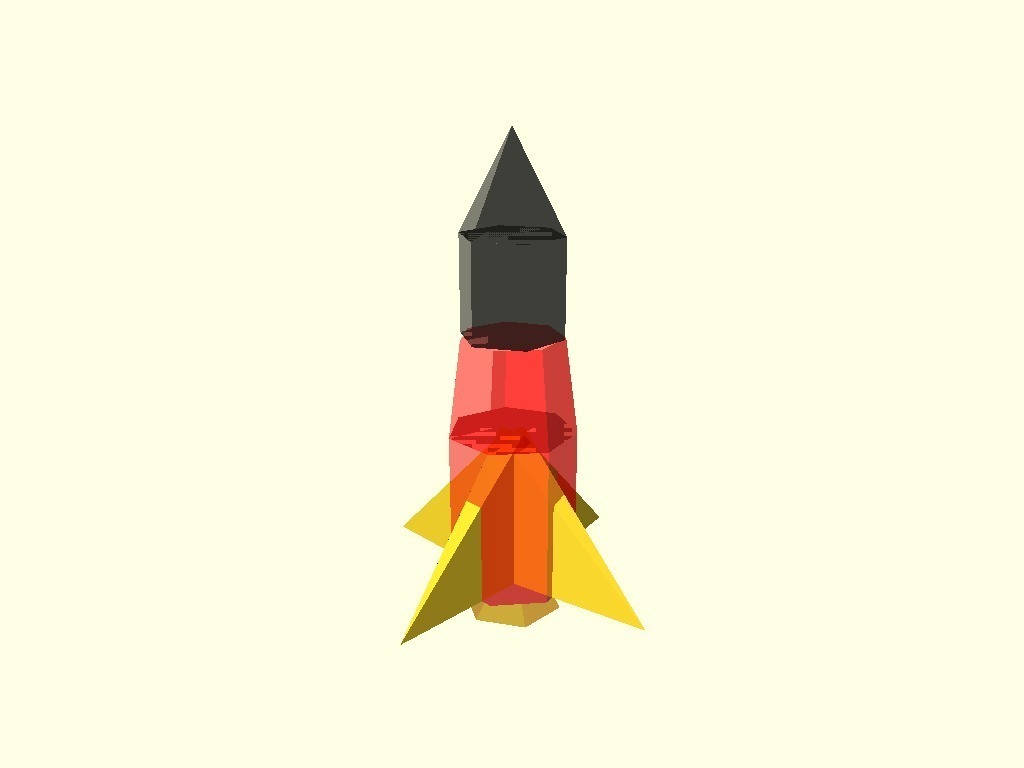 Free 3D file Model rocket・3D printer design to download・Cults