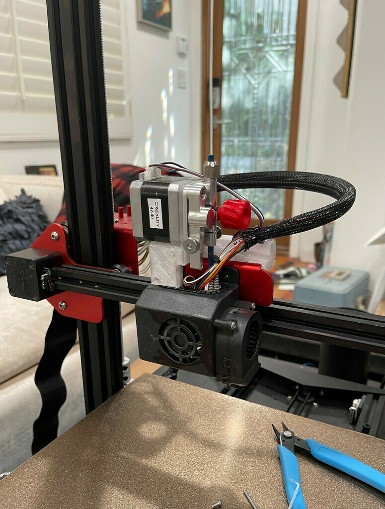 Free 3D file CR10S Pro V2 DirectDrive Bracket for MicroSwiss Direct Drive Extruder- EASY MOUNT ...