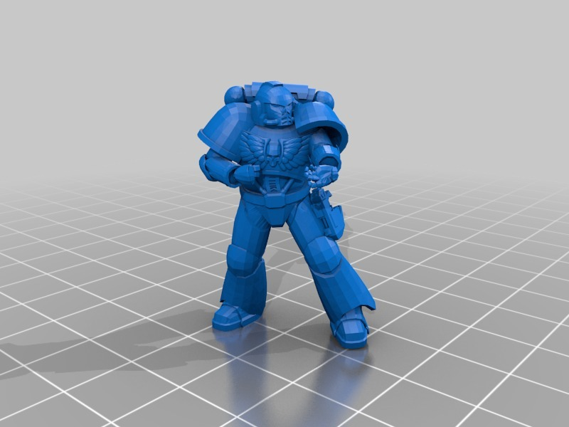 Бесплатный 3D файл Набор для переоборудования космодесанта Primaris Hellblaster・3D-печатная ...