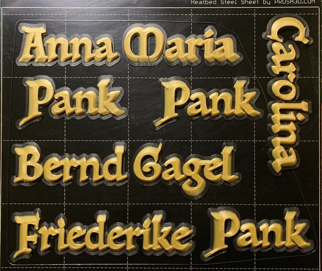 Fichier 3D gratuit Label (jolis noms)・Design pour impression 3D à ...