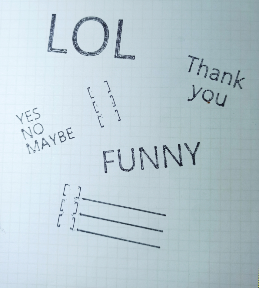 Free 3D file Rubber stamp with replaceable base (PLA+TPU) - Stamp with ...