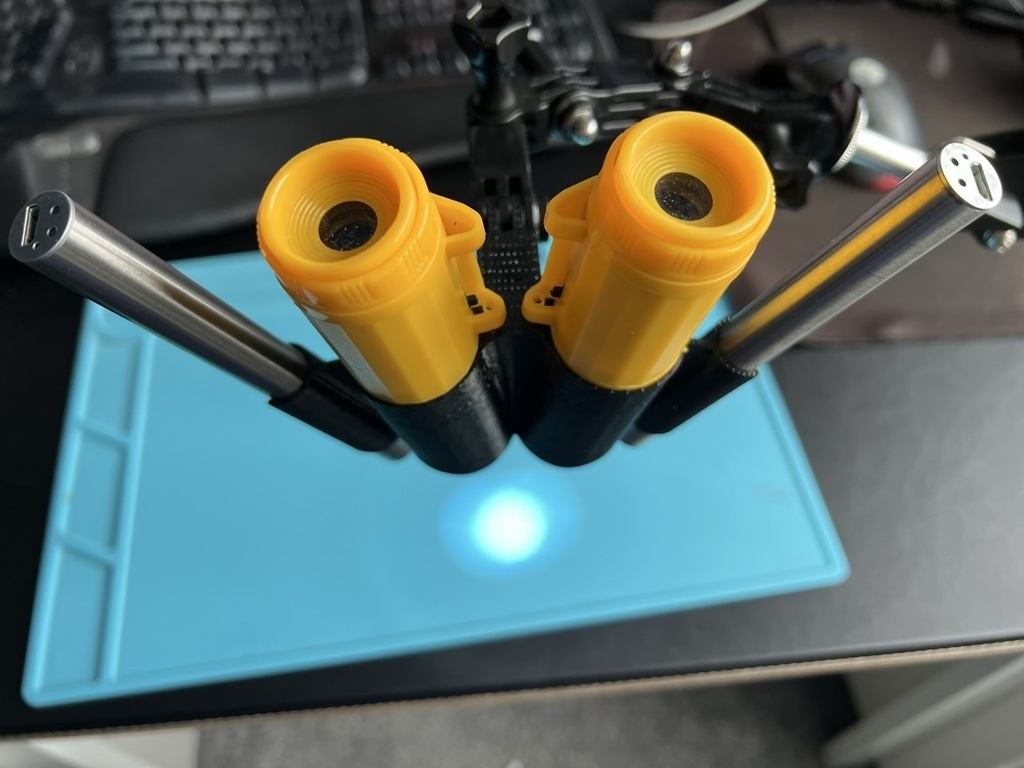 Free 3D file Microscope from Camman Childrens binoculars V2・3D printer ...