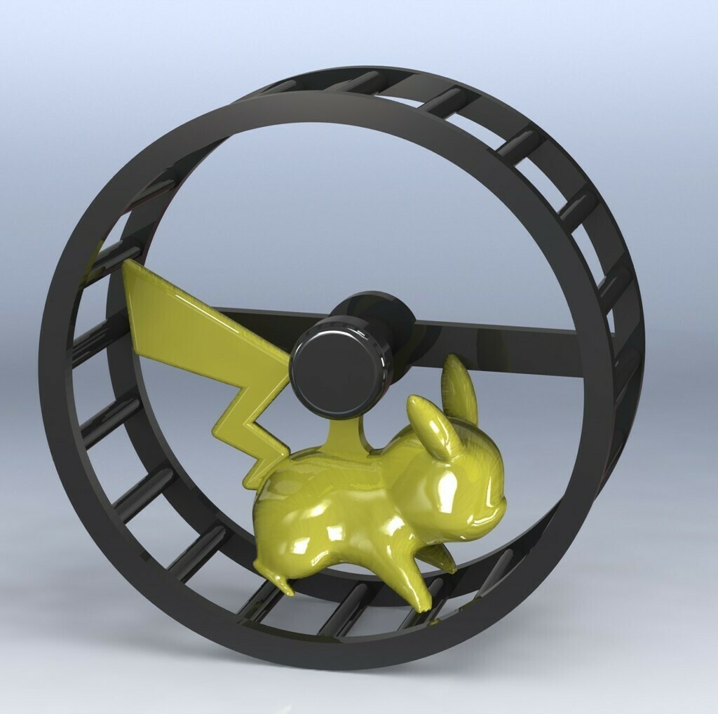 Free 3D file Pikachu Motor Rotation Indicator 🧲・3D print object to ...