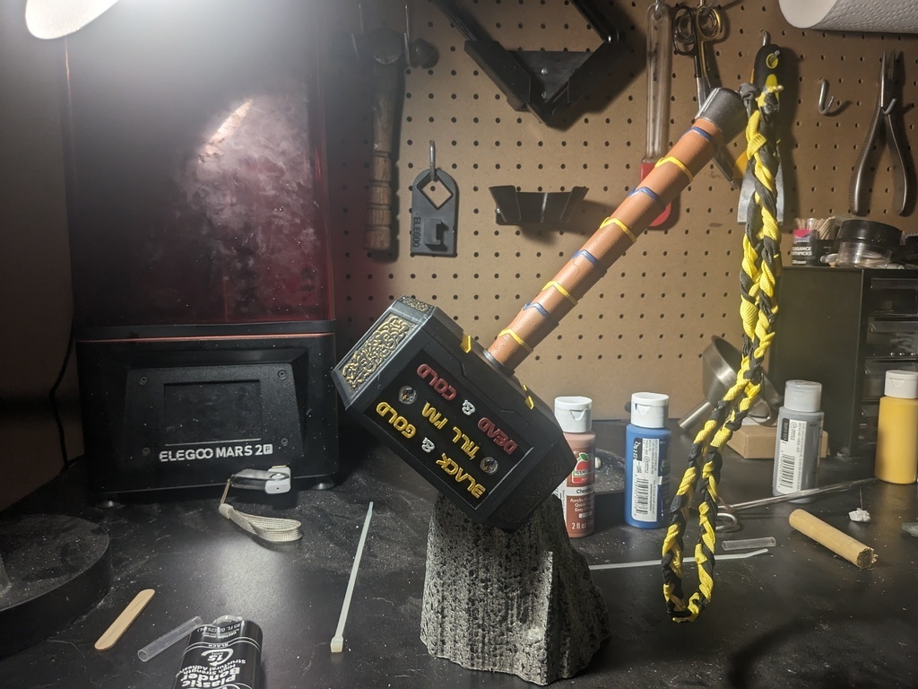 Free 3D file Steeler's Mjolnir 🏈・Design to download and 3D print・Cults
