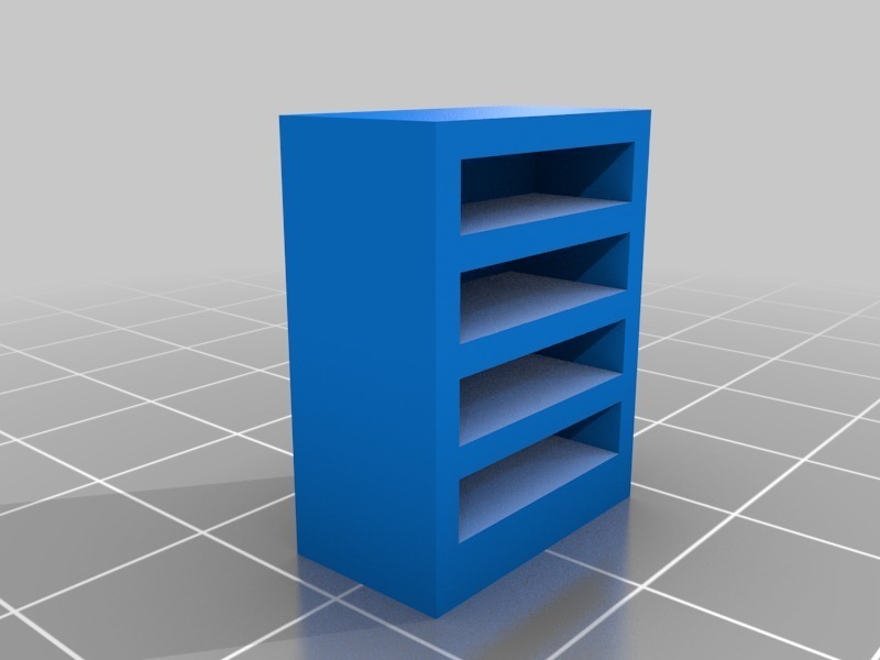 Free 3D file bookshelf・3D printer design to download・Cults