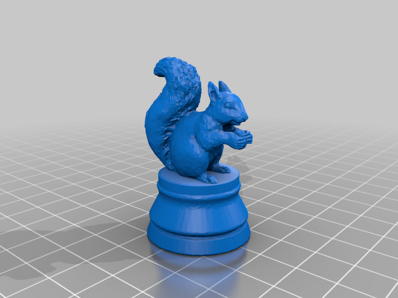 Free 3D file Chess squirrel ♟️・Design to download and 3D print・Cults