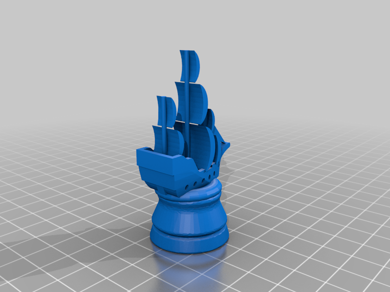 Free 3D file Chess ship ♟️・3D printable object to download・Cults