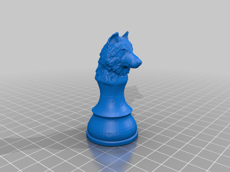 Free 3D file Chess wolf ♟️・3D printable model to download・Cults