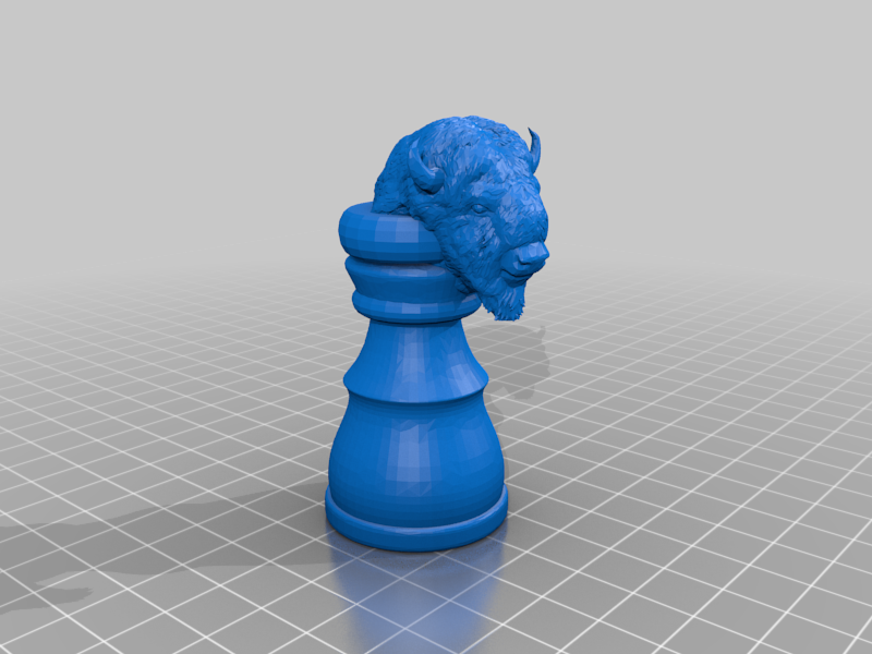 Free 3D file Chess Buffalo ♟️・3D printer design to download・Cults