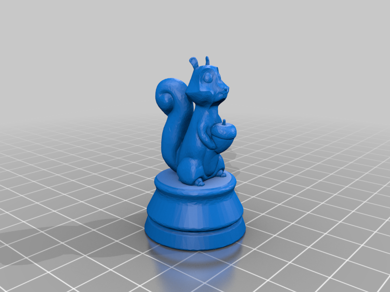 Free 3D file Chess squirrel ♟️・Design to download and 3D print・Cults