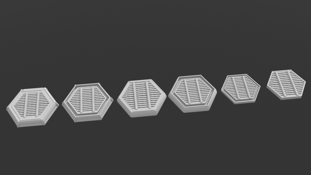 Free 3D file Mechbay Hex Base・3D printing model to download・Cults