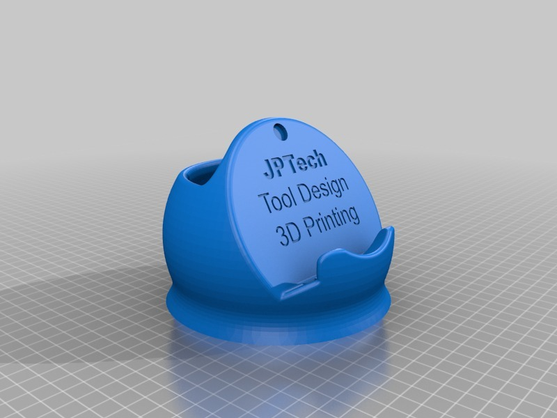 Free 3D file Jptech - Spherical Phone & Pen Holder・3D print object to ...