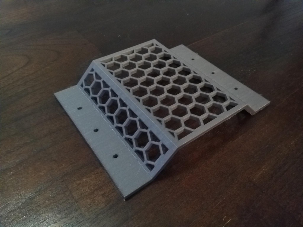 Free 3D file Honeycomb cable Bracket / organizer 🔌・3D print object to ...