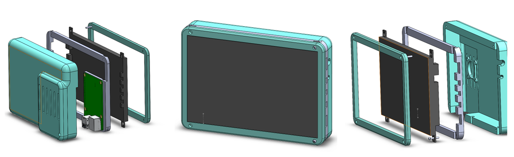 Free 3D file raspberry pi4 Case - display 7 in 🎭・3D print model to ...