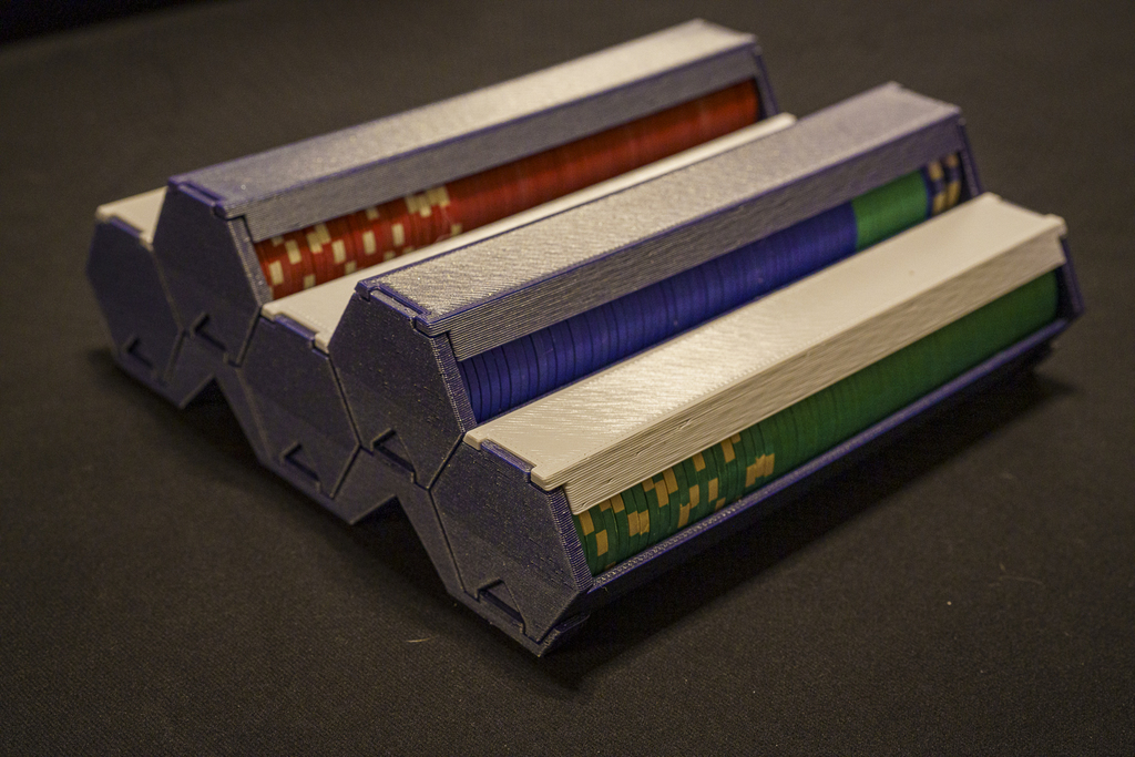 Free 3D file Modular Poker Chip Tray・3D printer design to download・Cults