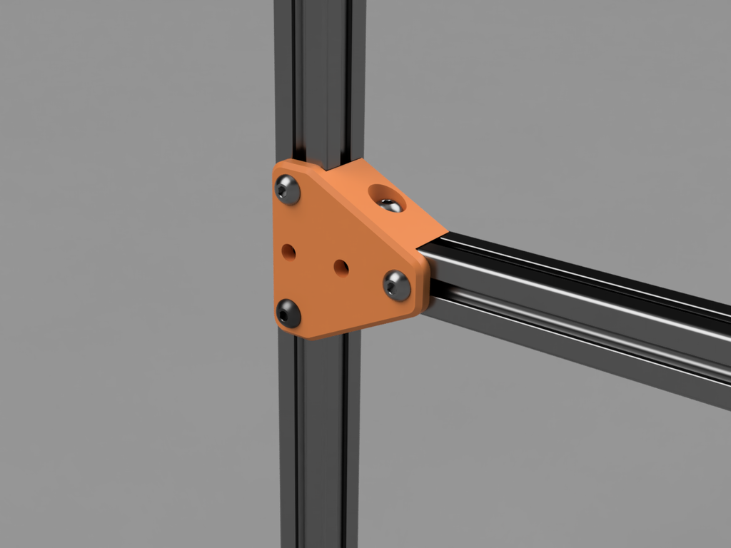 Free 3D file 2020 Extrusion - 3-way Tee・3D printable model to download ...