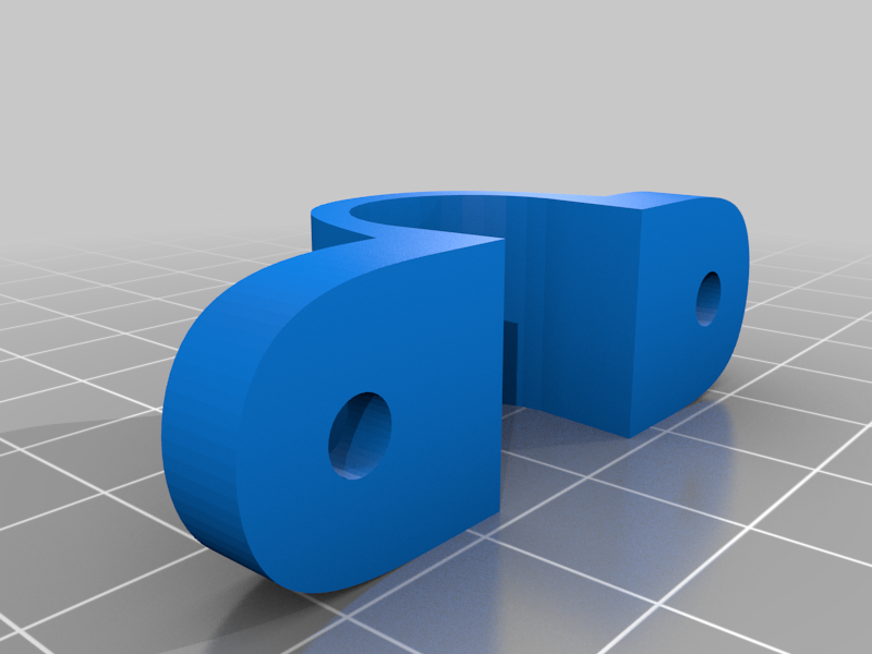 Free 3D file Water Line 1/2" Half Inch Copper Pipe Strap Bracket Mount ...