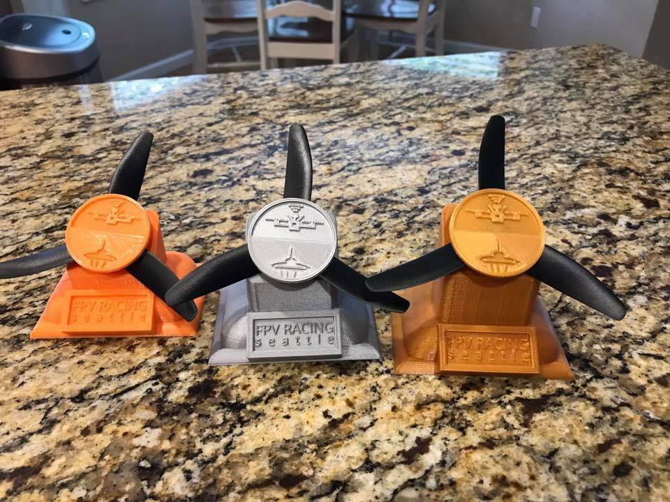 Free 3D file Drone Racing Trophy・3D printable object to download・Cults