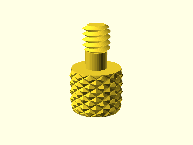 Free 3D file NUT JOB | knurled screw head・3D printer design to download ...