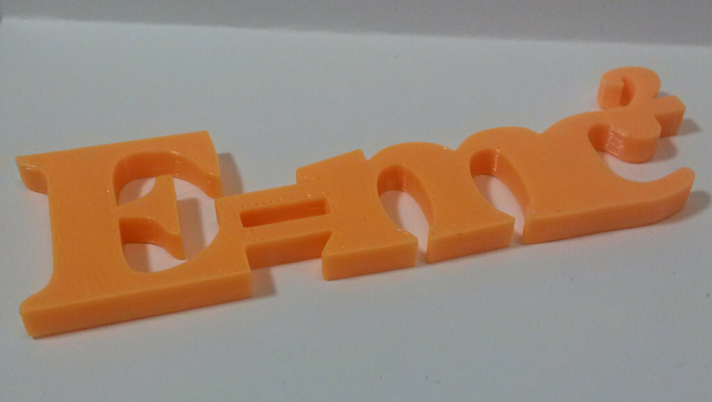 Free 3D file Science Fun! E=mc2 Magnet・3D print design to download・Cults