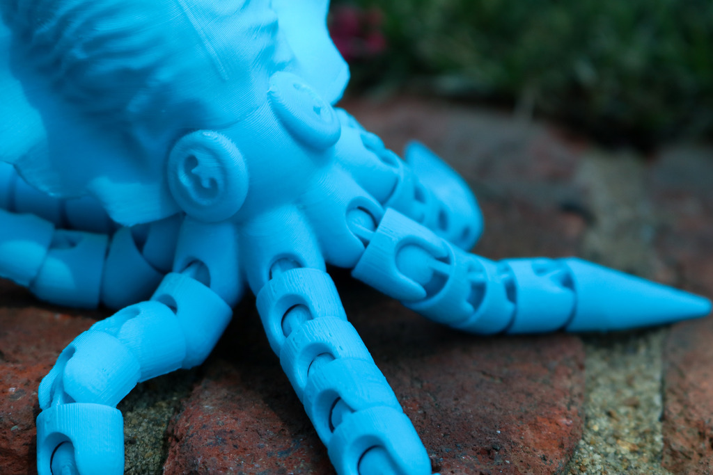 Fichier 3D gratuit Seiche articulée ! Pieuvre articulée Remix !・Objet ...