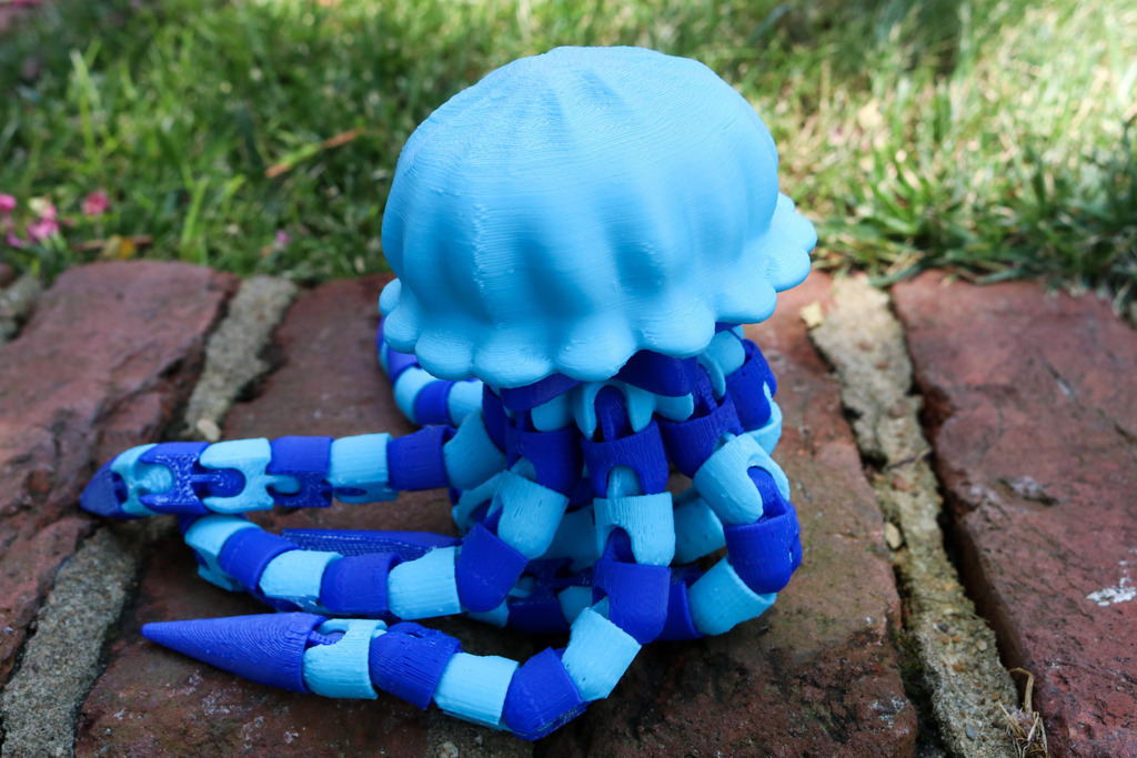 Free 3D file Articulated Jellyfish! Ball-joint articulated octopus ...