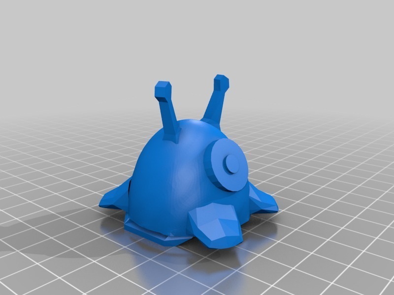 Free 3D file Brain Slug Hair Clip・3D printable design to download・Cults