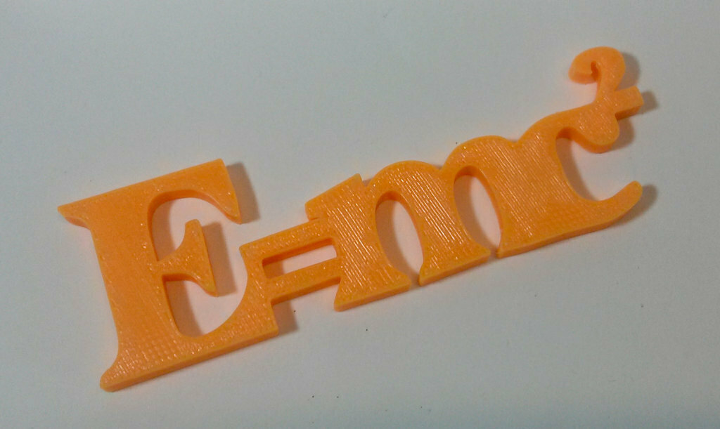Free 3D file Science Fun! E=mc2 Magnet・3D print design to download・Cults