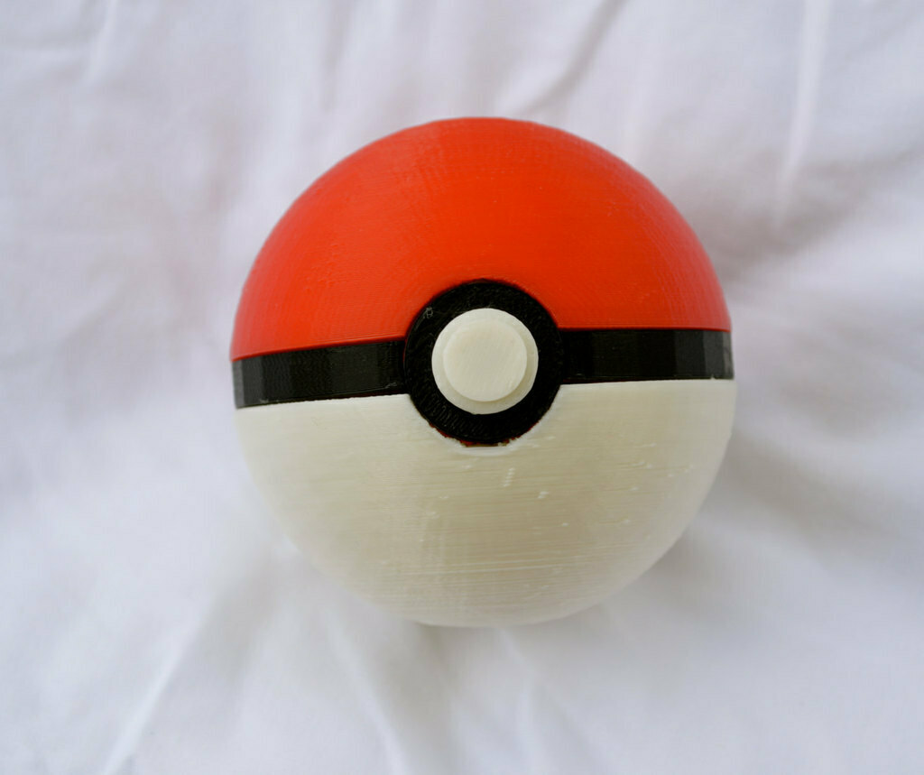 Free STL file Pokeball, with magnetic clasp・3D printable model to ...
