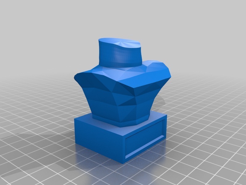 Free 3D file FaceGen Statue Template・3D printer model to download・Cults