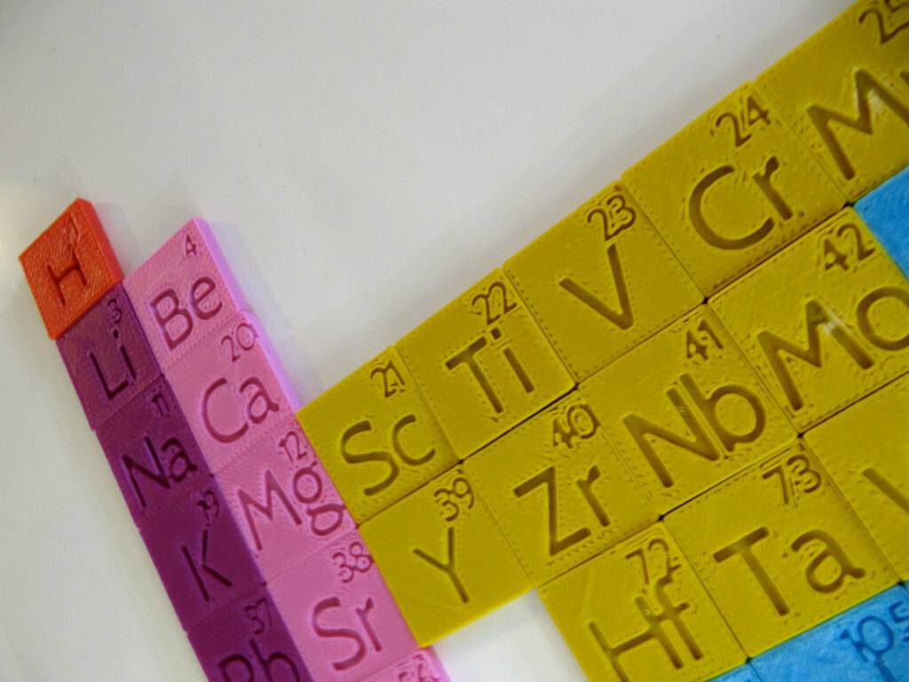 Free 3D file Periodic Table Magnet set・Model to download and 3D print・Cults