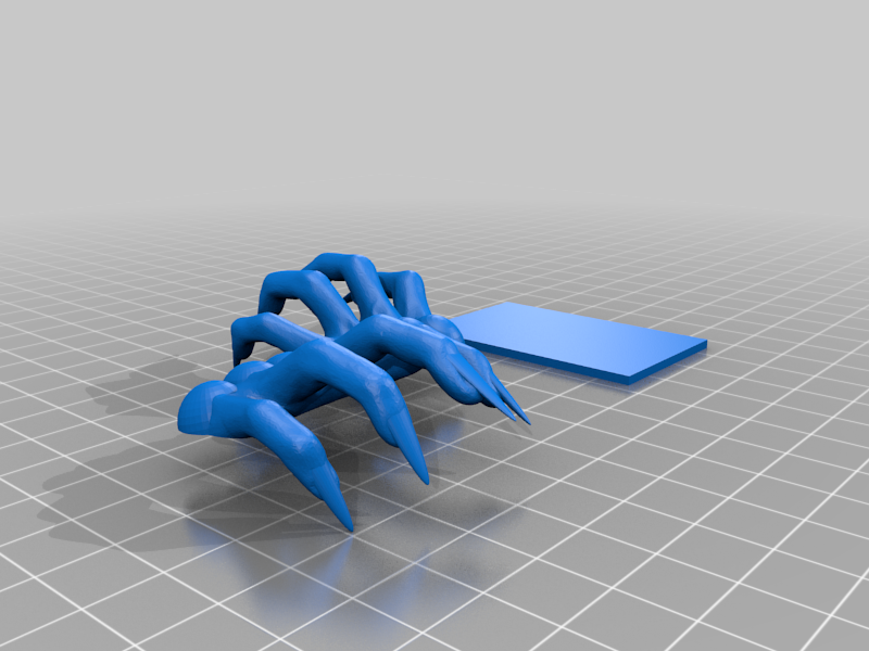 Free 3D file Devil Hands Book Mark 😈・3D print model to download・Cults