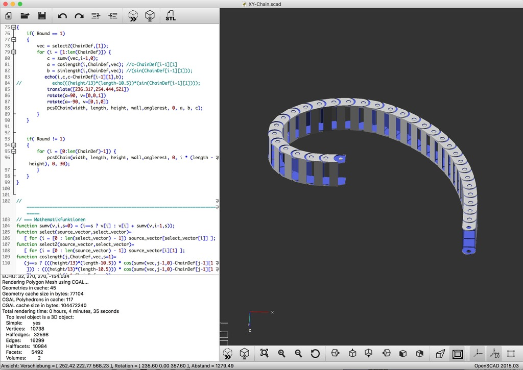 Free 3D file Fully Parametric Cable Chain 🔌・Template to download and 3D ...