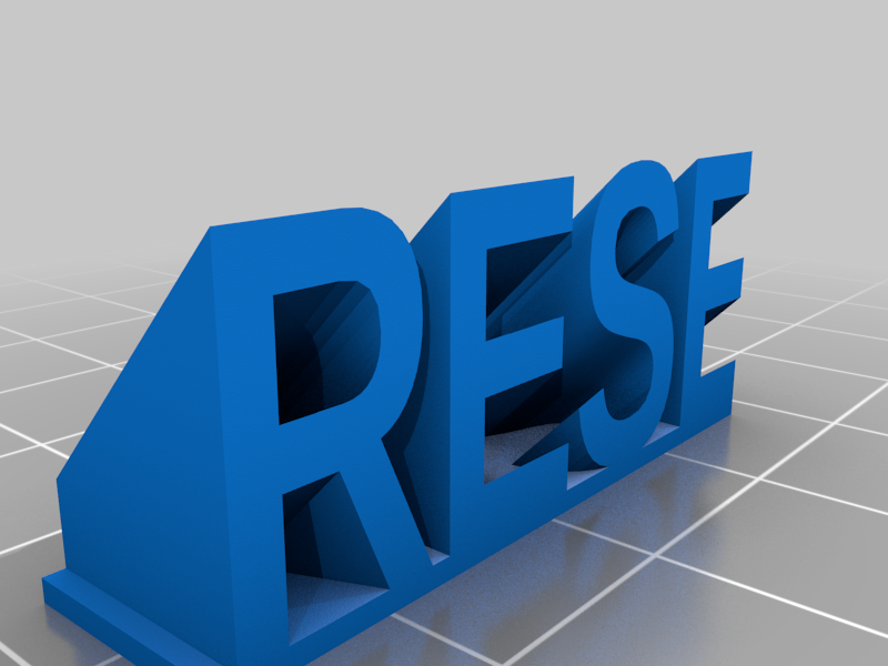 Free 3D file Reserve a table・3D printing model to download・Cults