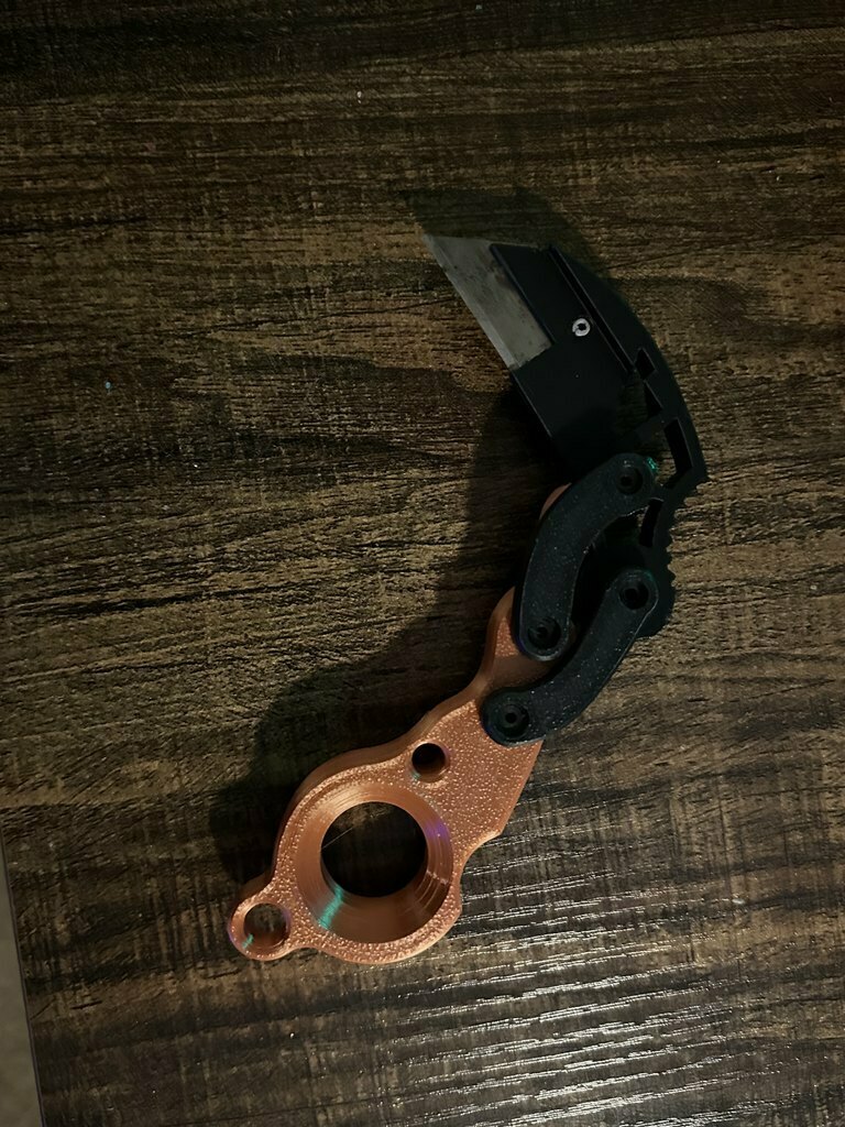 Archivo 3D gratis Cuchilla plegable Karambit Utility Blade・Modelo de ...
