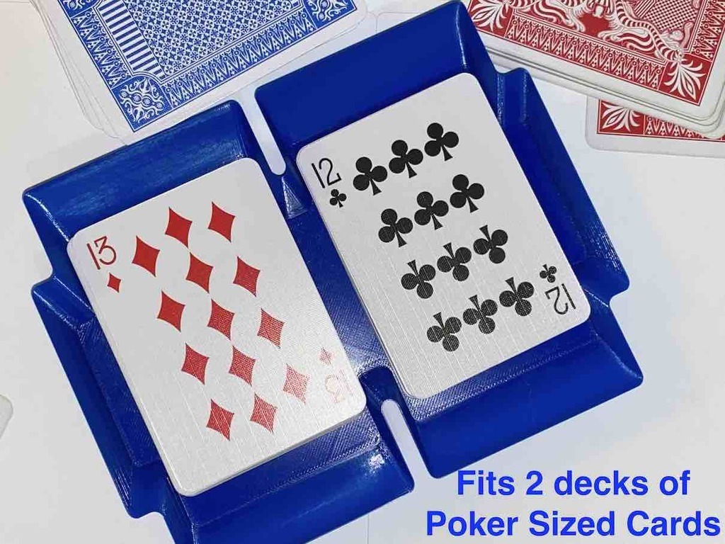 Free 3D file Card Tray - stackable twin deck holder - for Vase Mode ...