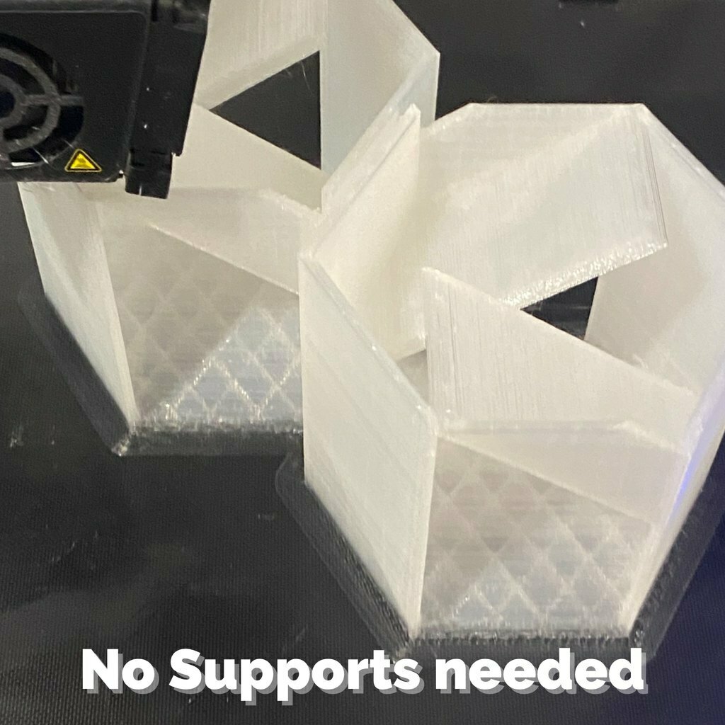 Free 3D file Hexagon Dice Tower - Double spiral / helix dice roll ...