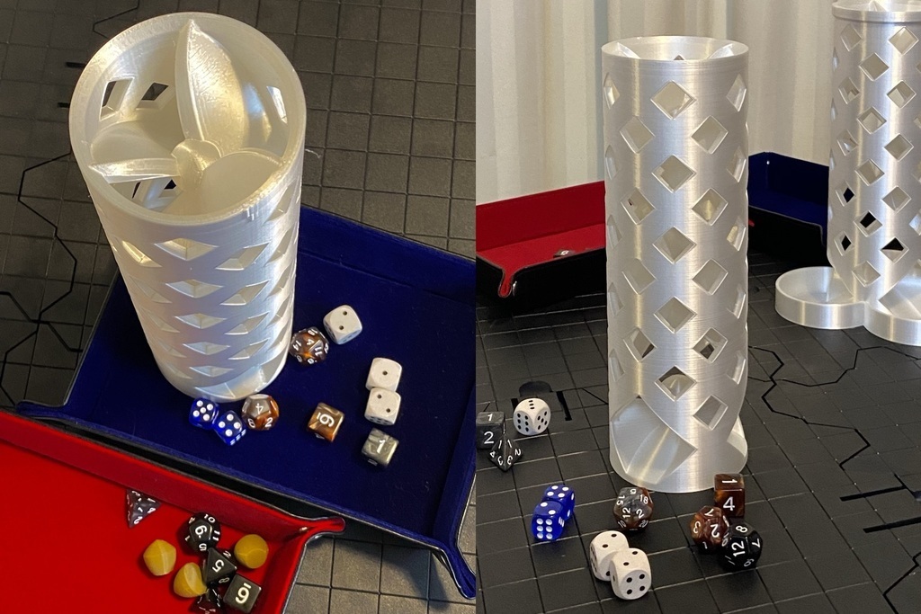 Free 3D file Dice Tower - Triple Helix / Spiral 🎲・Model to download and ...