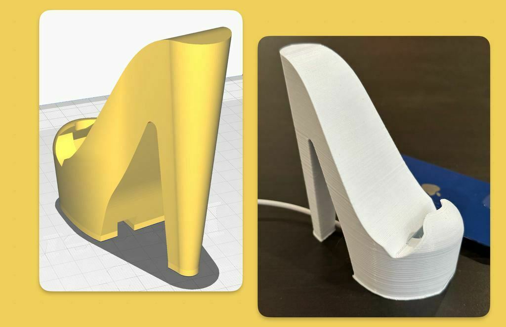Free STL file High heel shoe phone charging stand 👟・3D print model to ...