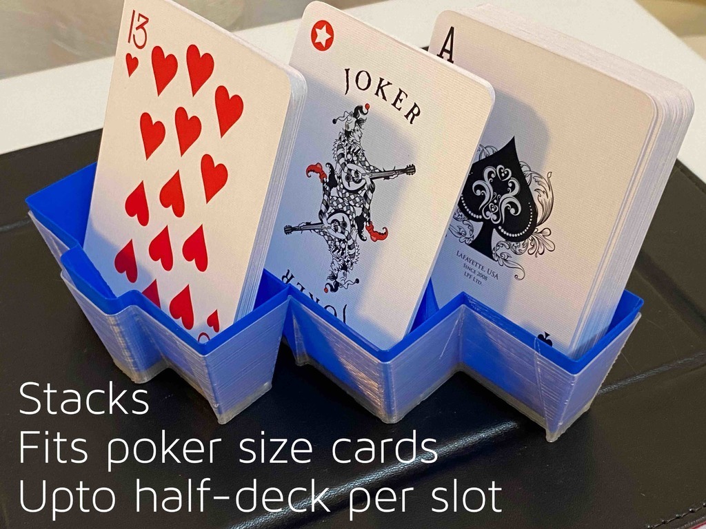 Free 3D file Card Stand - Triple Deck Display - Vase Mode for fast ...